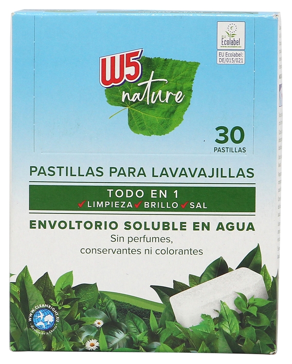 W5 (LIDL) NATURE PASTILLAS LAVAVAJILLAS Detergente | OCU