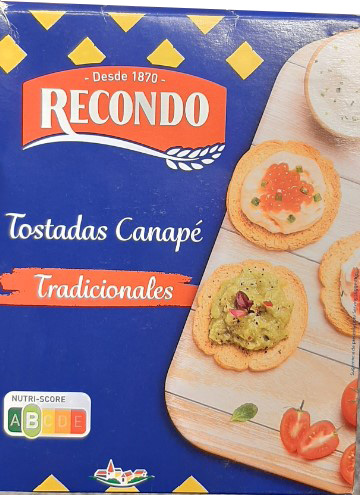Pan tostado RECONDO TOSTADAS CANAPÉ TRADICIONALES, REDONDAS: todos los ...