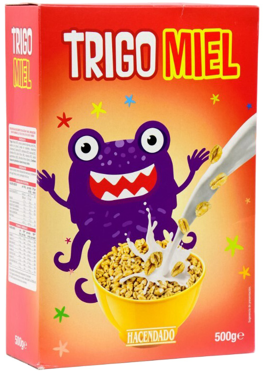 HACENDADO (MERCADONA) CEREALES DE TRIGO INFLADO CON MIEL. : análisis y ...