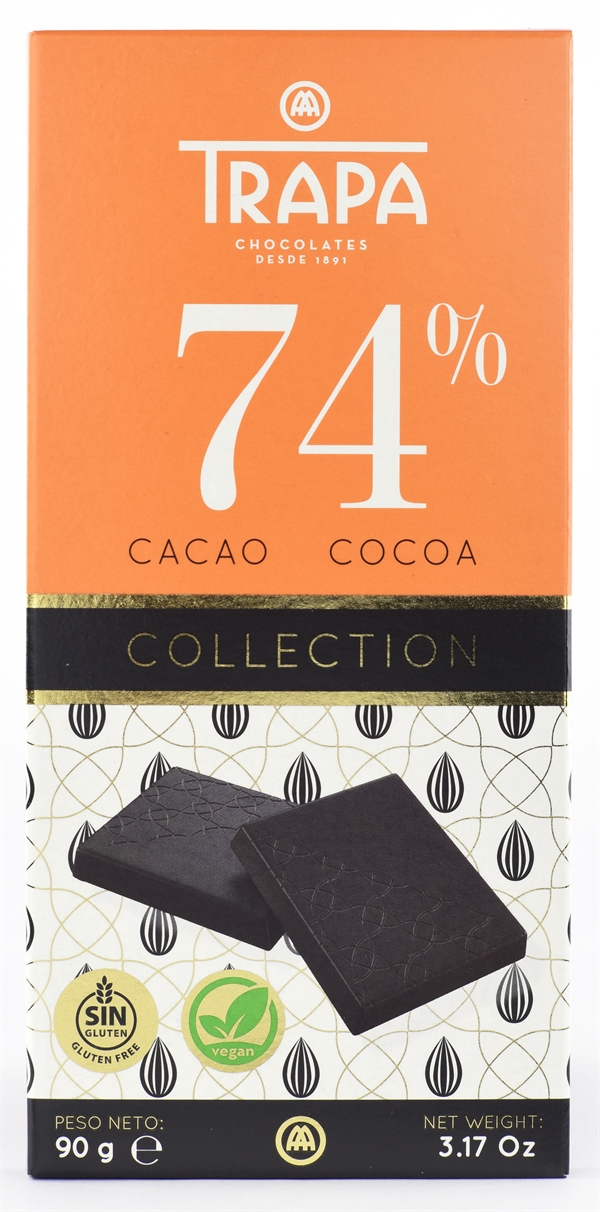 TRAPA TABLETA DE CHOCOLATE COLLECTION 74% | OCU