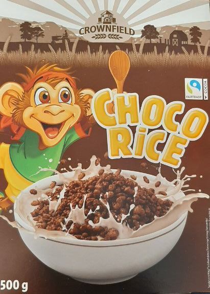 CROWNFIELD (LIDL) CHOCO RICE : análisis y opiniones | OCU