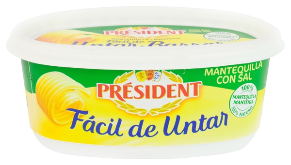 PRÉSIDENT MANTEQUILLA FÁCIL DE UNTAR CON SAL 2024| OCU