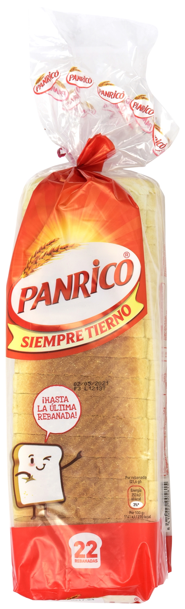 PANRICO PAN DE MOLDE FAMILIAR : análisis y opiniones | OCU