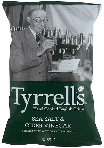 Características de TYRRELL'S Sea salt & cider vinegar