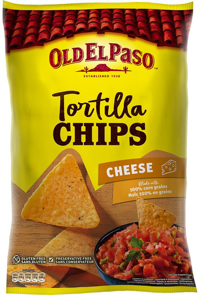 Características de OLD EL PASO Tortilla Chips Cheese