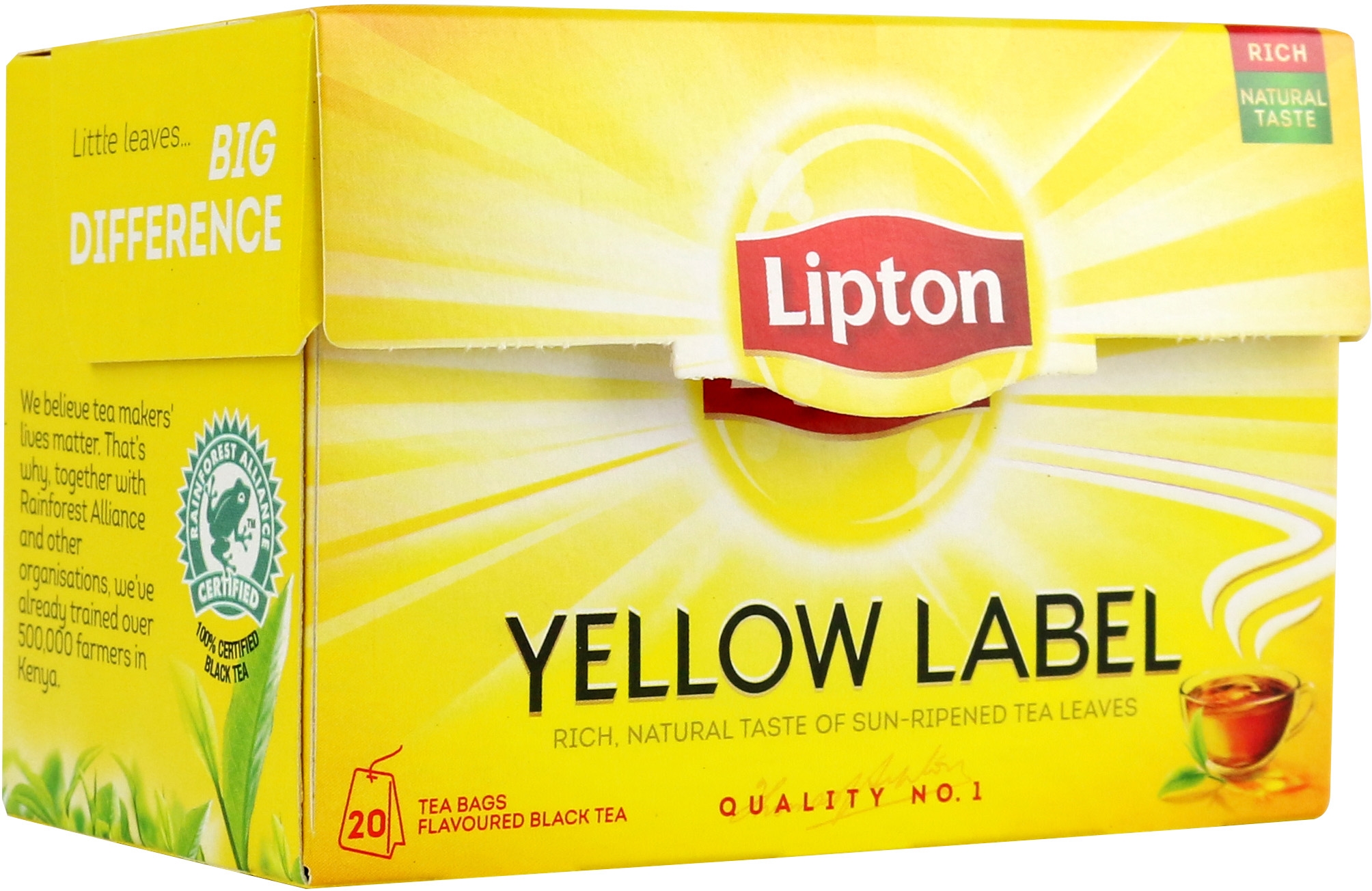 Test y Opiniones LIPTON Yellow label | OCU