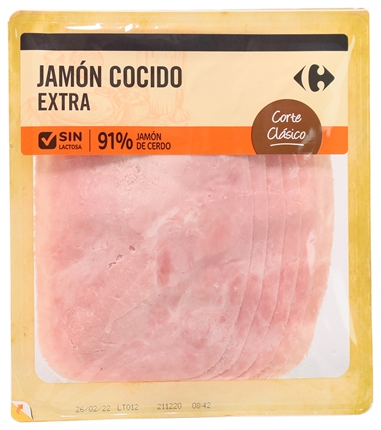 CARREFOUR CORTE CLÁSICO, JAMÓN COCIDO EXTRA | OCU